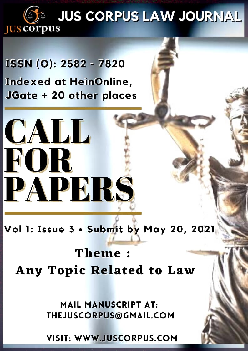 Jus Corpus Law Journal - The Amikus Qriae