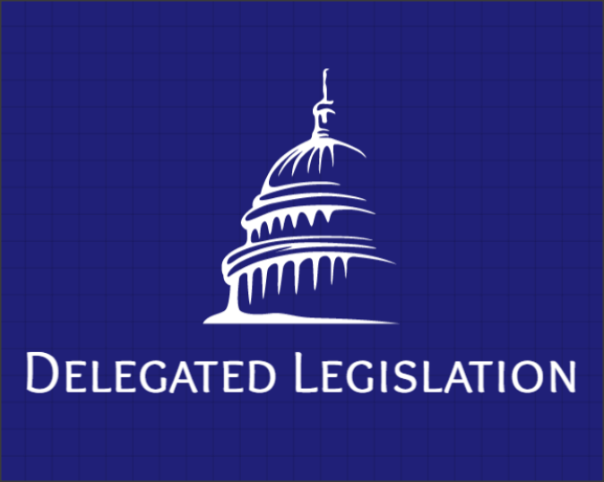 IMPORTANCE OF CONTROL OVER DELEGATED LEGISLATURE - The Amikus Qriae